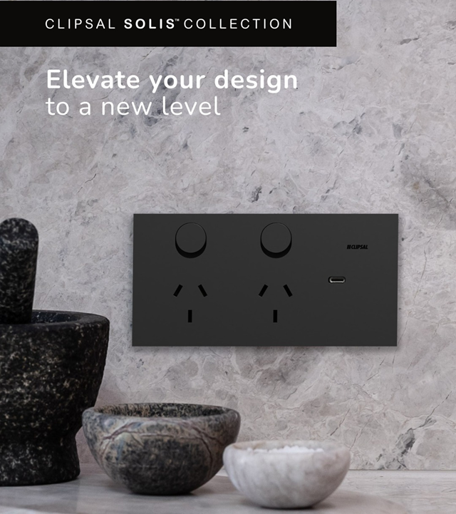 Clipsal Solis | Solis Powerpoints | Solis Light Switch — TEDS Lights ...