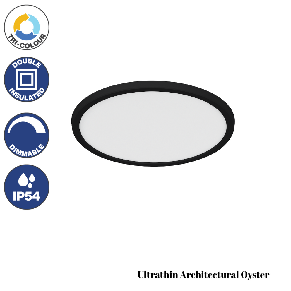 Slimline LED Oyster light | Ultrathin Dimmable LED Oyster | LED Oyster ...