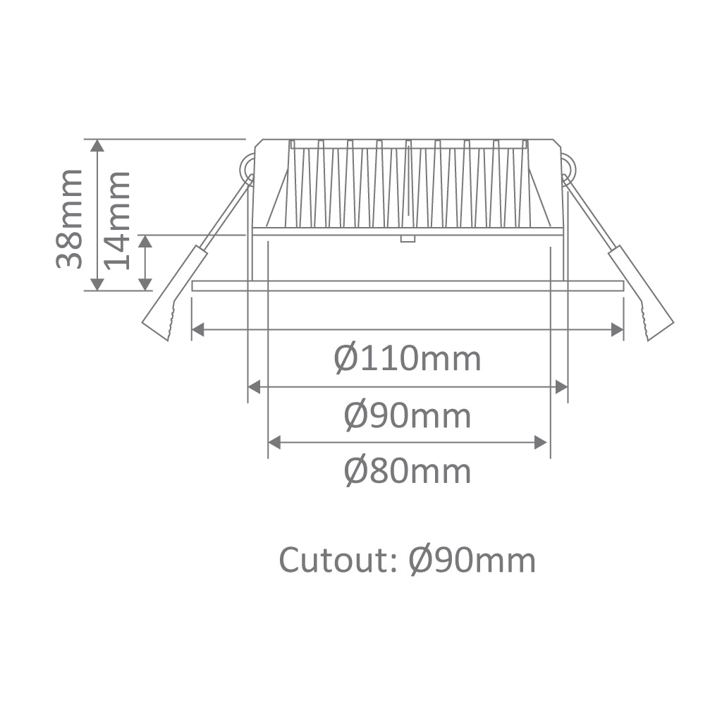 LED Downlights (Wide Range of Dimmable Lights) | TEDS LIGHTS AND FANS ...