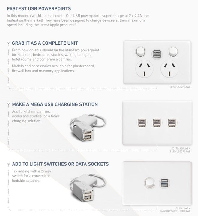 USB Power Points | USB Type A | USB Type C | USB Charging Stations ...